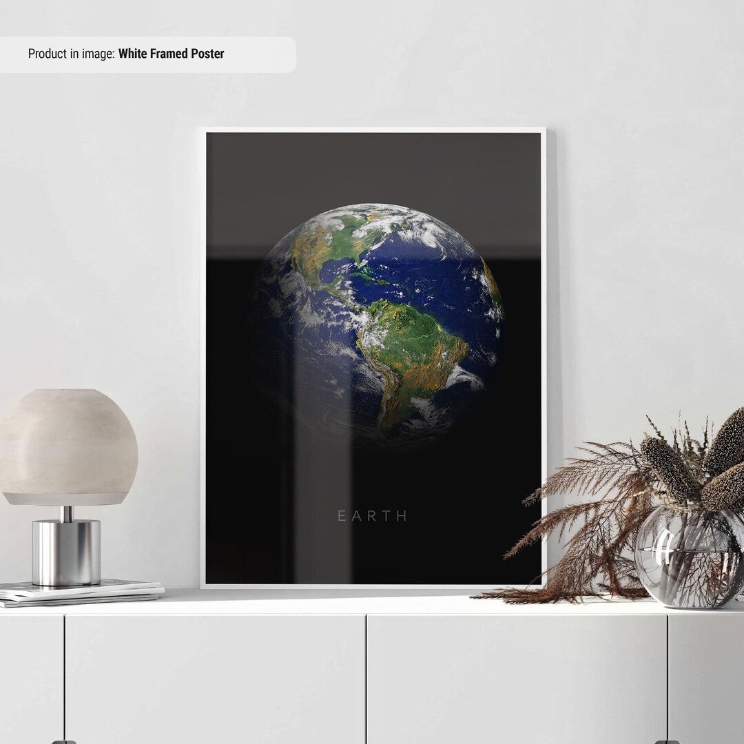Earth Poster | Space Posters | Space Wall Art | Space Prints | Space ...