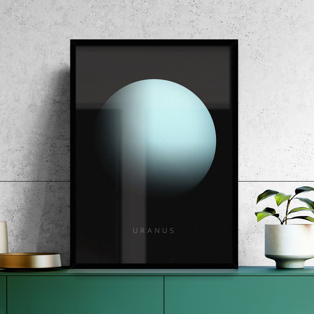 Uranus Print Planet Uranus Image From Space Poster Solar - Etsy
