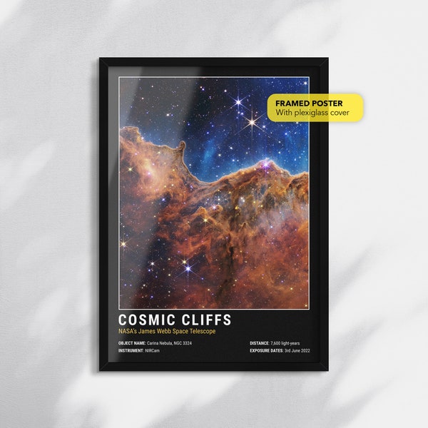 Cosmic Cliffs Poster - Etsy