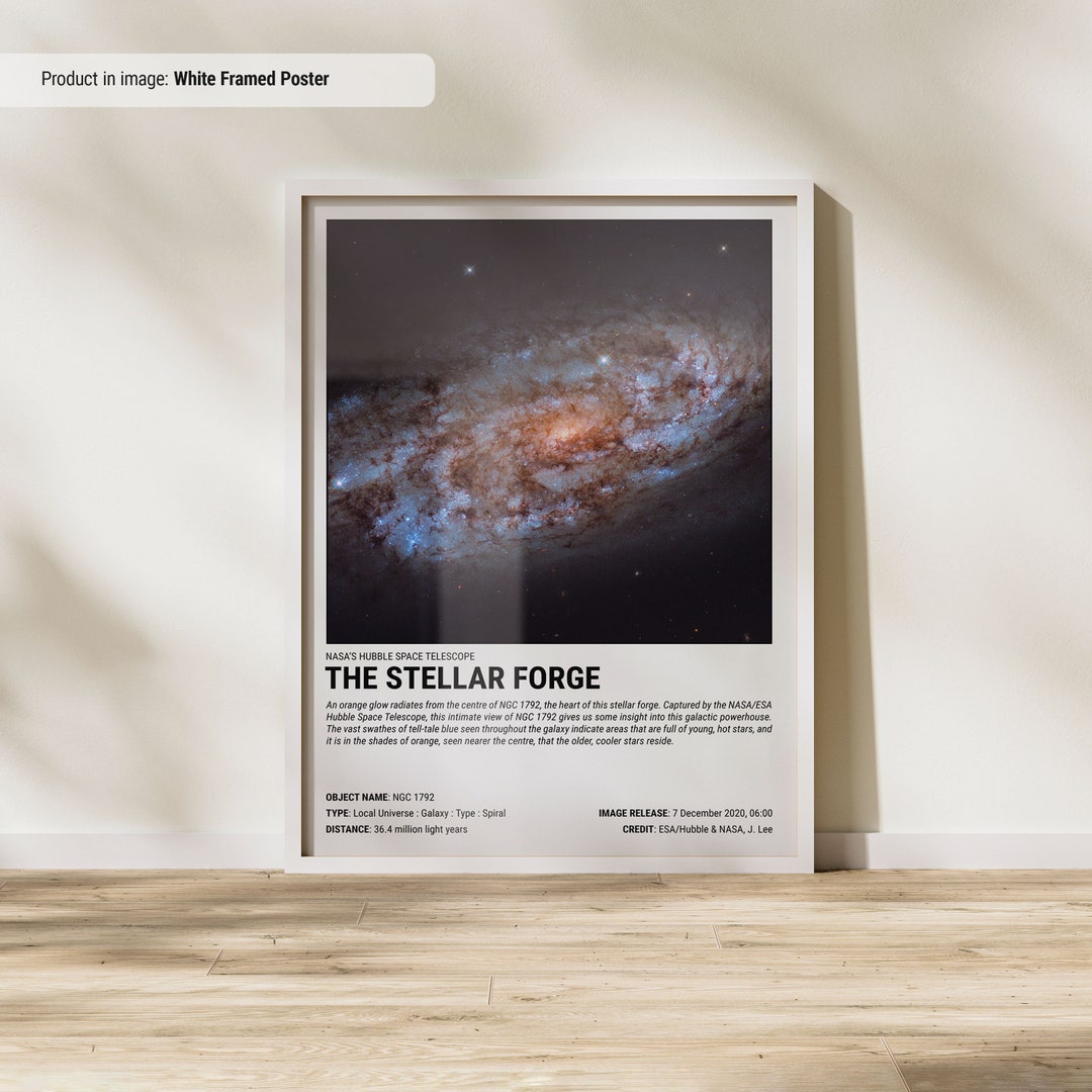 Hubble Telescope NGC 1792 Poster | Space Wall Art - Etsy
