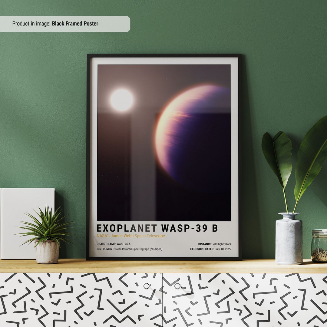 Exoplanet WASP-39 B Poster | Space Posters | NASA James Webb Poster ...