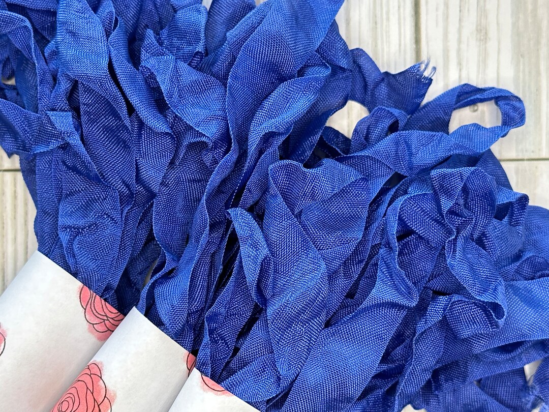 Royal Blue Rayon Hand Crinkled Seam Binding - 5 Yds X 1/2" - Etsy