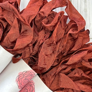 Rusty Rayon Hand Crinkled Seam Binding - 5 Yds X 1/2" - Etsy