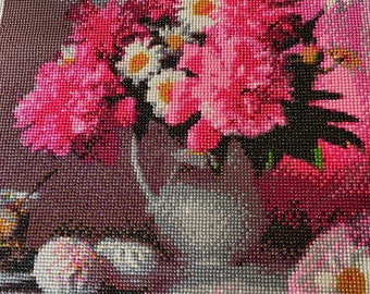 Pink Diamond Painting - Etsy