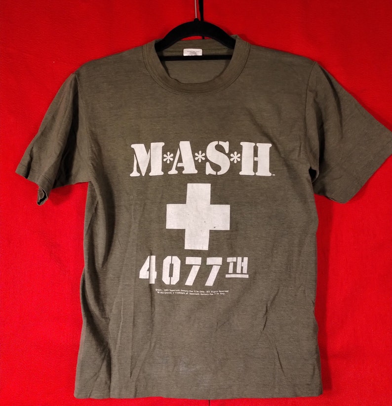 1983 Original Mash 4077th Promo T-shirt From 20th Century Fox Games of ...