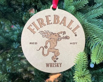 Christmas Ornaments Fireball - Etsy