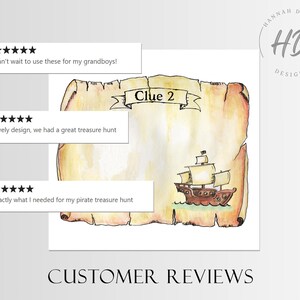 Blank Pirate Clue Cards | Printable & Customisable Educational Game - Etsy