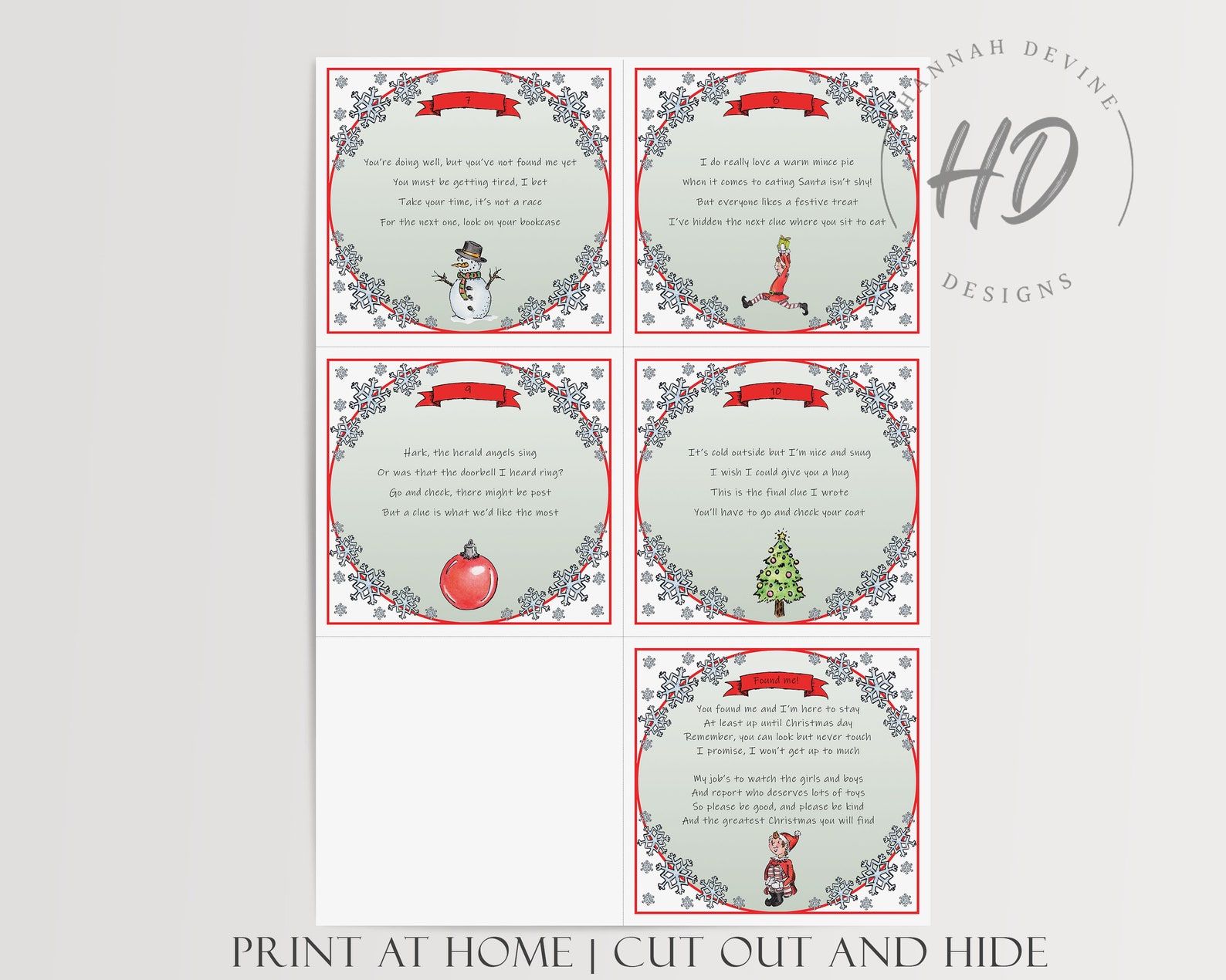 Printable Christmas Elf Activity Pack for Kids | Treasure Hunt ...