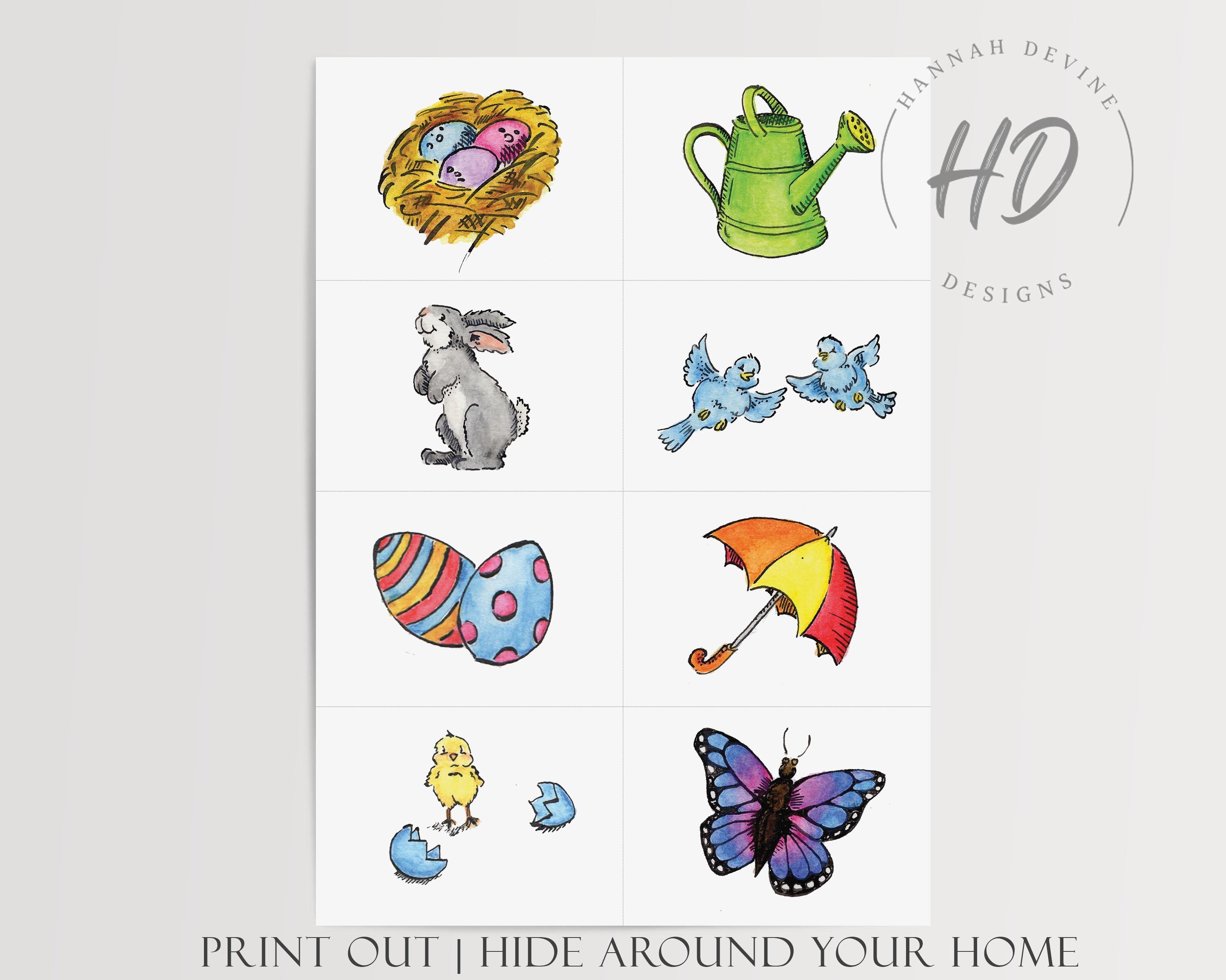 Printable Spring Scavenger Hunt for Kids | DIY Easter Activity - Etsy