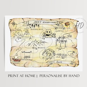 Pirate Reward Chart | Printable Pirate Behaviour Chart | Kids Chore ...