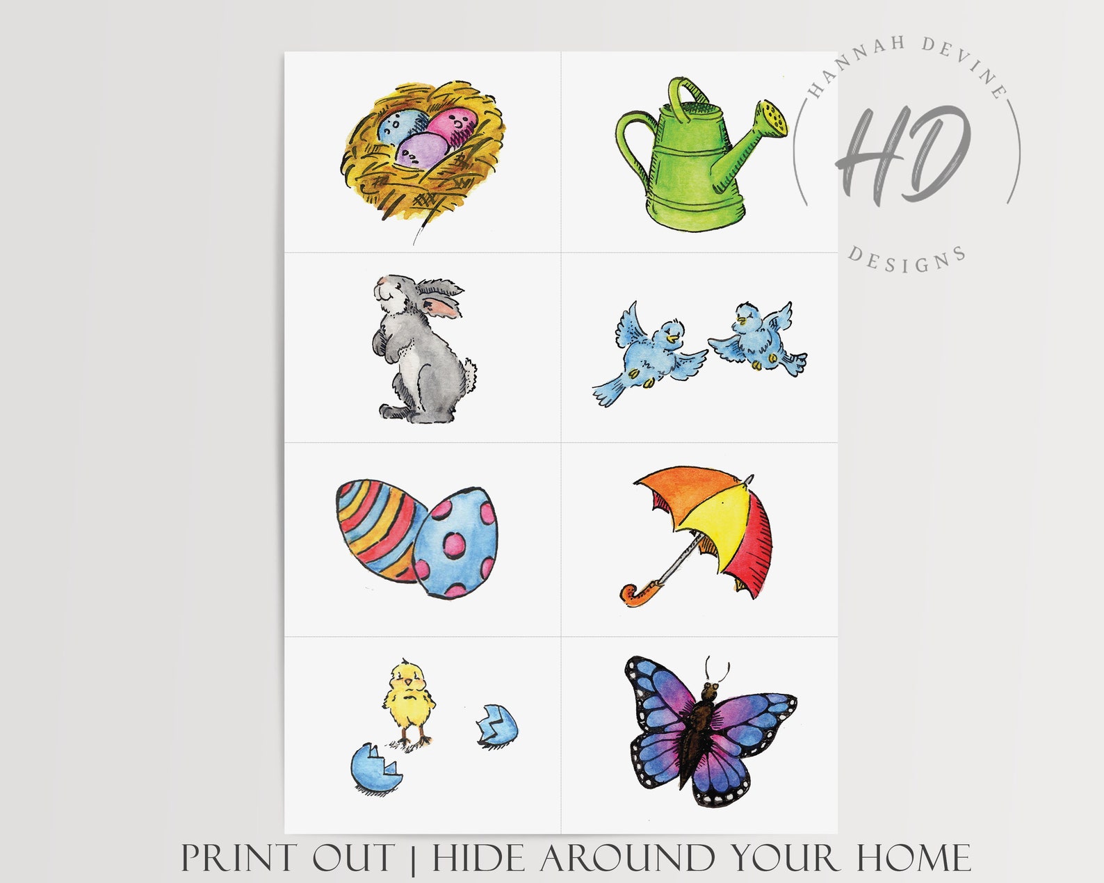 Easter Scavenger Hunt | Printable Easter Game | Easter Kids Activity ...