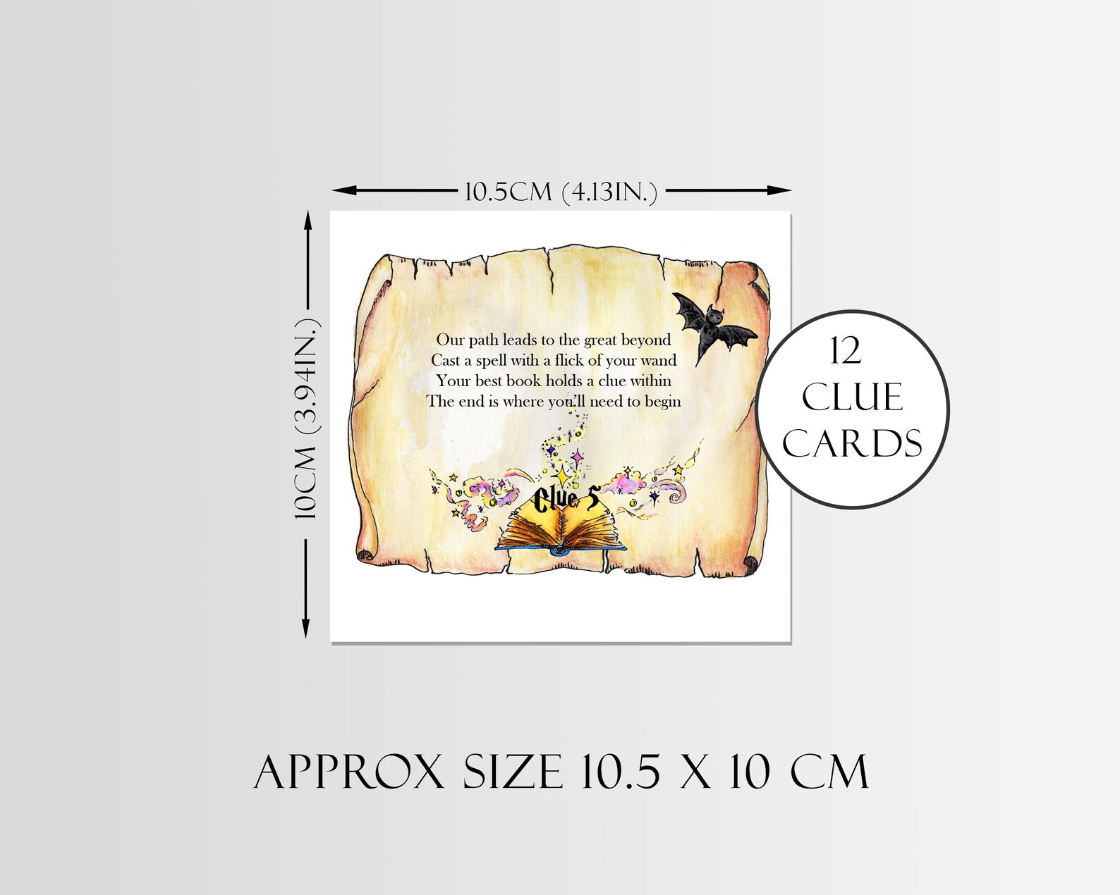 Wizard Treasure Hunt Clues: Magical Printable Quest (digital Download ...