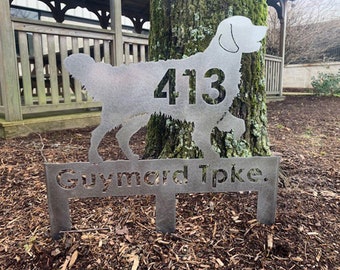 Yard Address Sign - Etsy