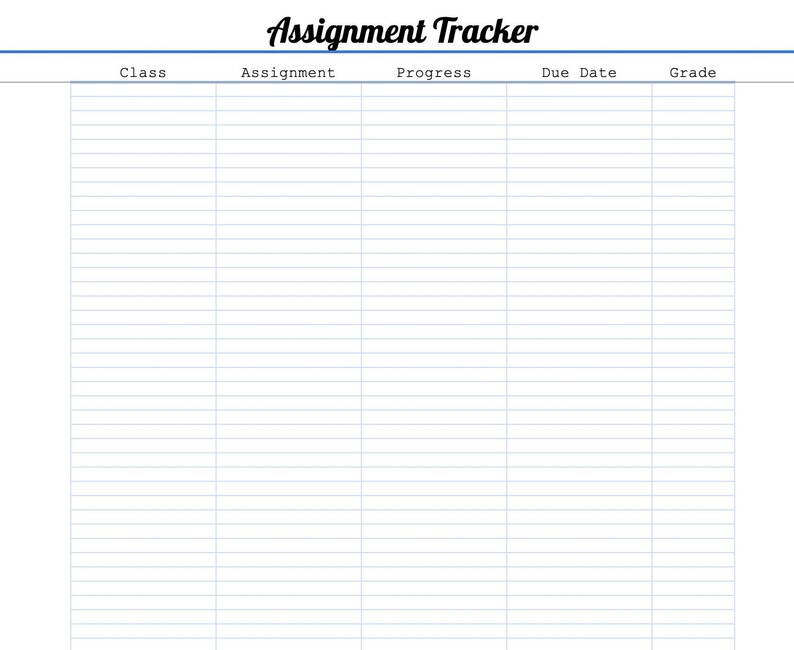 assignment-tracker-excel-blue-etsy