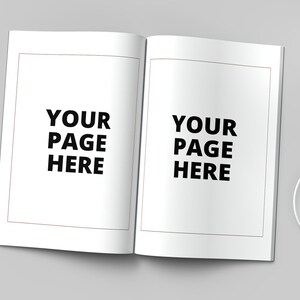 6 X 9 Inch Book Pages Mockup Psd and Jpg, Book Mockup With Smart Object ...
