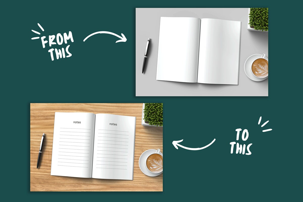 6 X 9 Inch Book Pages Mockup Psd and Jpg, Book Mockup With Smart Object ...
