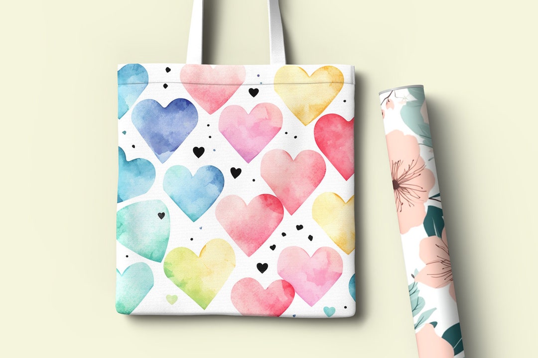 Bag and Paper Roll Mockup for Pattern Presentation, Paper Roll Pattern ...