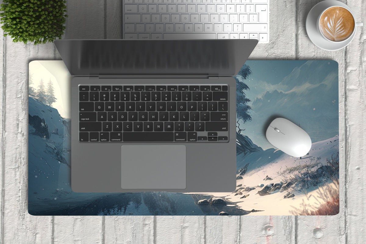Keyboard Pad Mockup With Desk Elements Desktop Pad Scene - Etsy