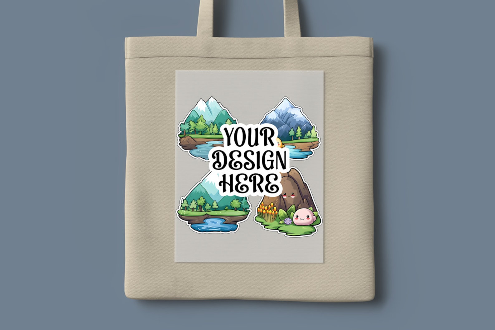 DTF Transfer Tote Bag Mockup, DTF Transfer Sheet Design Mockup ...