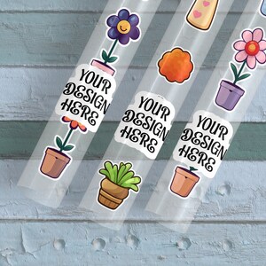 DTF Transfer Mockups Bundle, Transparent Sheet Sticker Mockups Bundle ...