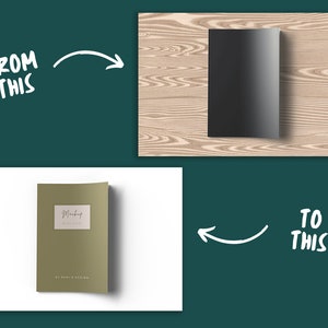 6 X 9 Inch Book Cover Mockup Psd and Jpg, Book Cover Presentation ...