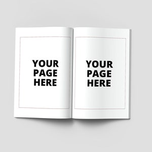 6x9 Book Cover and Pages Design Mockup, Book Content and Cover Mockup ...