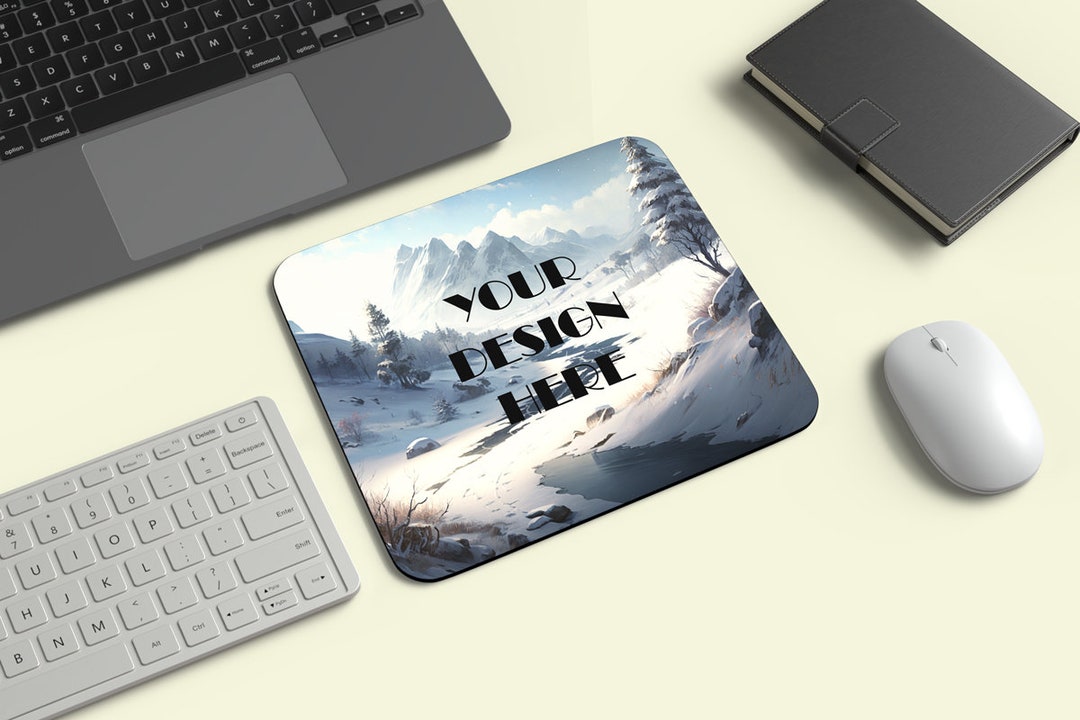 Editable PSD Mouse Pad Mockup, Mouse Pad Showcase Presentation, Mouse ...