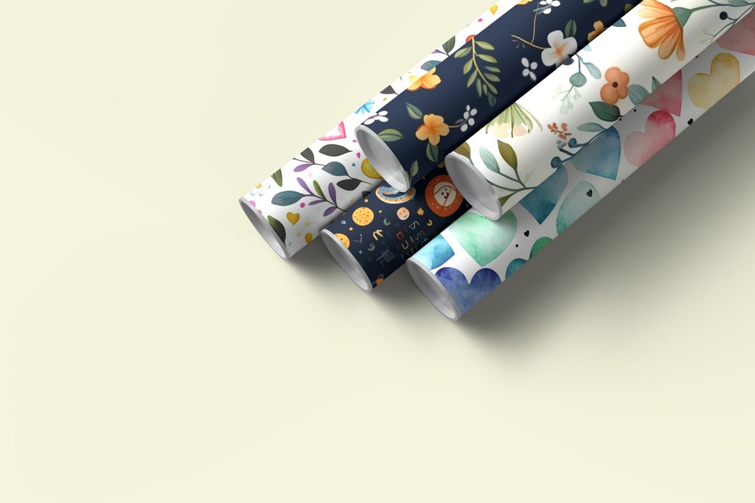 Towering Paper Rolls Mockup, Paper Roll Pyramid Mockup, Paper Roll ...