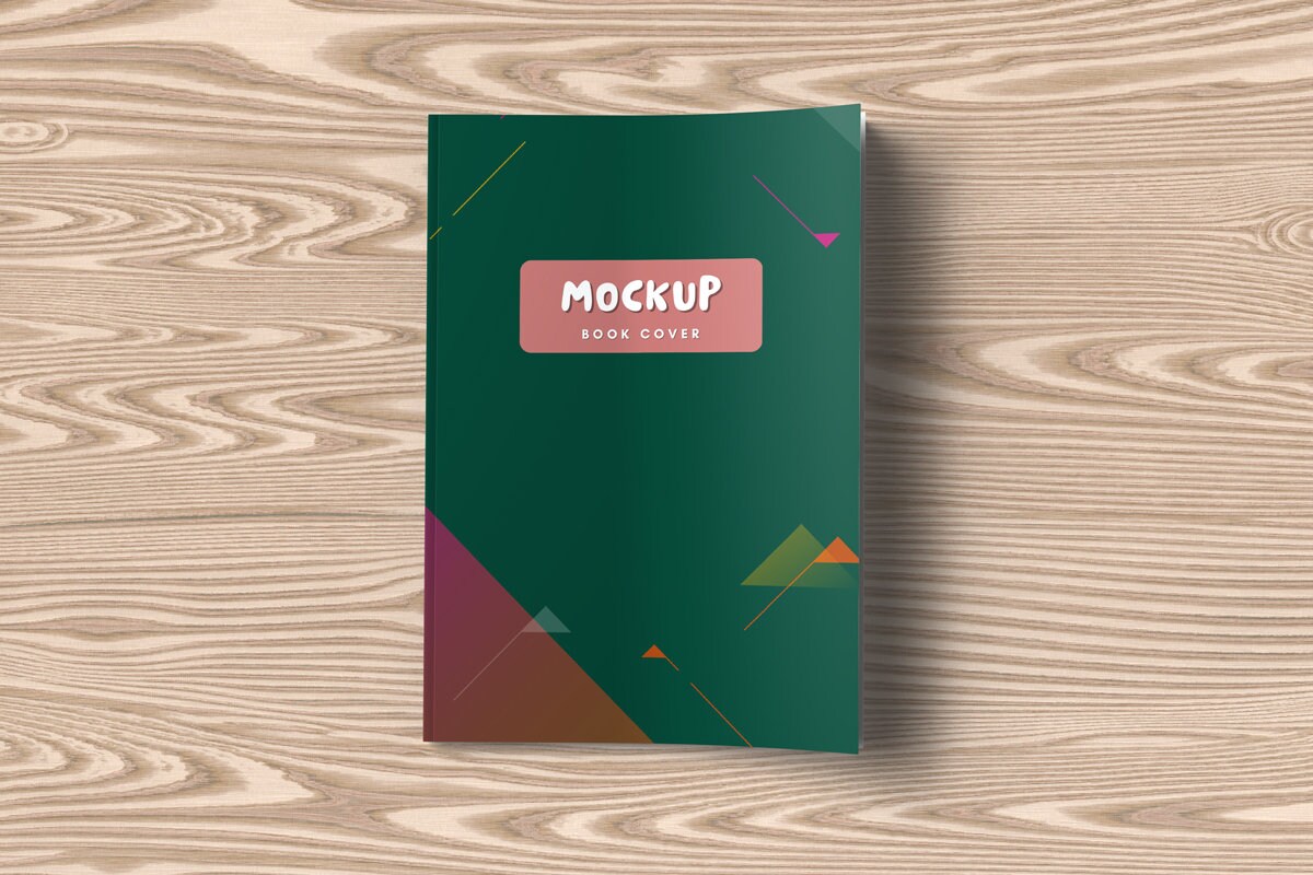 7 X 10 Inch Book Cover Mockup Psd and Jpg, Book Cover Mockup With a ...