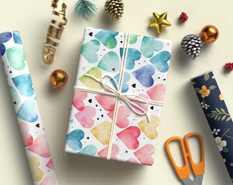 Top View Wrapping Paper Roll Mockup - Etsy