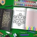 5 X 8 Open and Closed Coloring Book Mockup, Mockup of Coloring Book ...