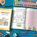 5 X 8 Open and Closed Coloring Book Mockup, Mockup of Coloring Book ...