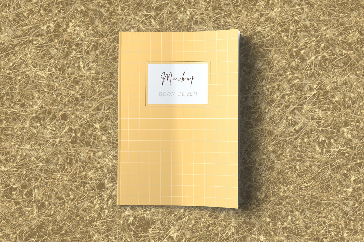 7 X 10 Inch Book Cover Mockup Psd and Jpg, Book Cover Mockup With a ...