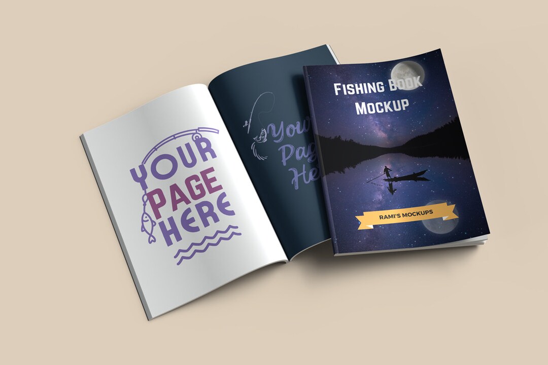 7 X 10 Open and Closed Kdp Book Mockup, Open and Closed Books Mockup ...