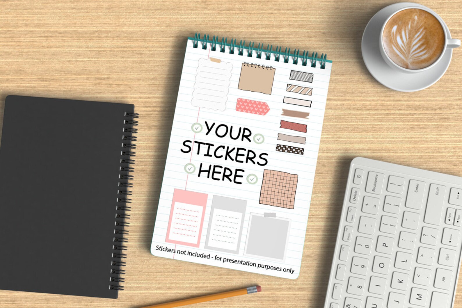 Editable Stickers Mockup Layout, High-resolution Sticker Mockup ...