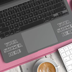 Open Laptop Stickers Psd Mockup, PSD Stickers Mockup, Laptop Stickers ...