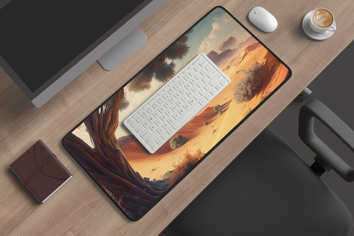 Desk Mat Mockup Fully Editable, Keyboard and Mouse Pad Mockup PSD ...