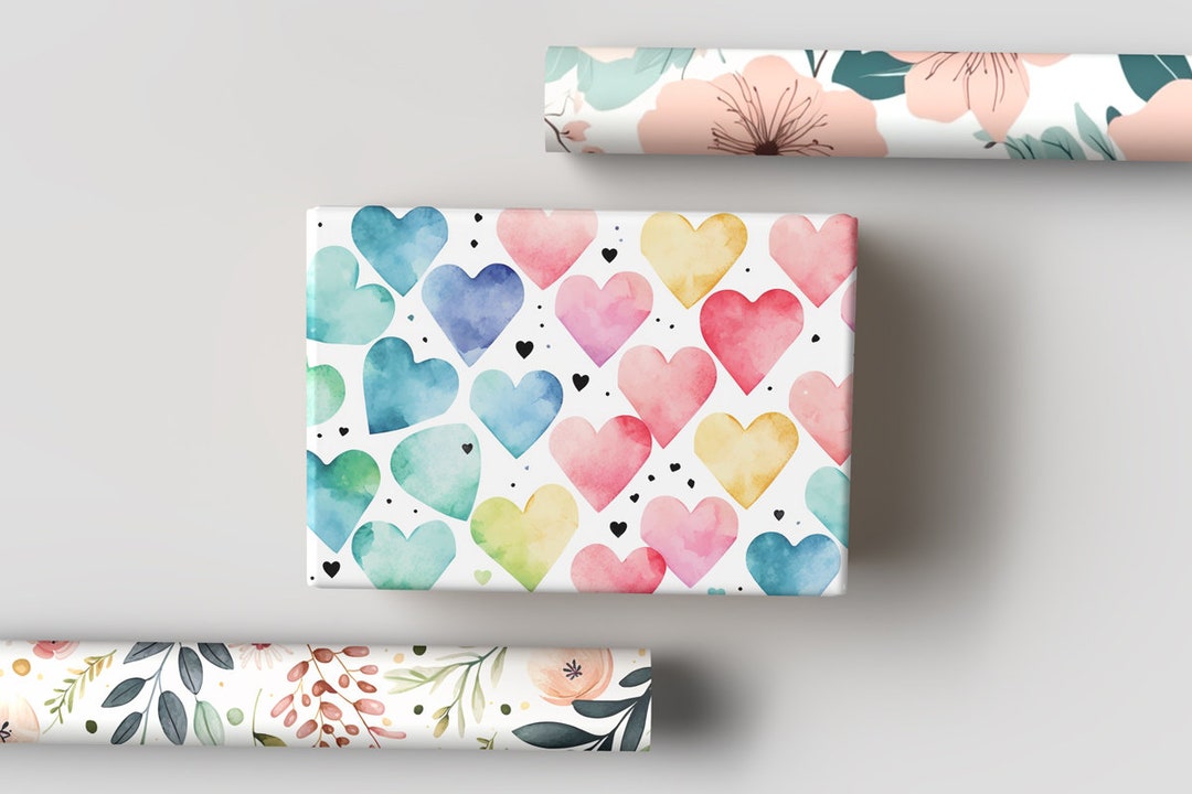 Gift Paper Roll Mockup Scene, Creative Paper Roll Design Mockup, Gift ...