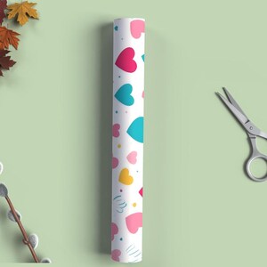 Editable Gift Wrapping Paper Mockup PSD, Seamless Pattern Mockup ...