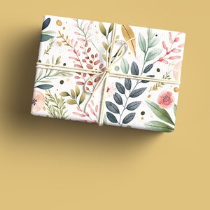 Gift Wrapping Paper Mockup Display, Digital Paper Pattern Mockup ...