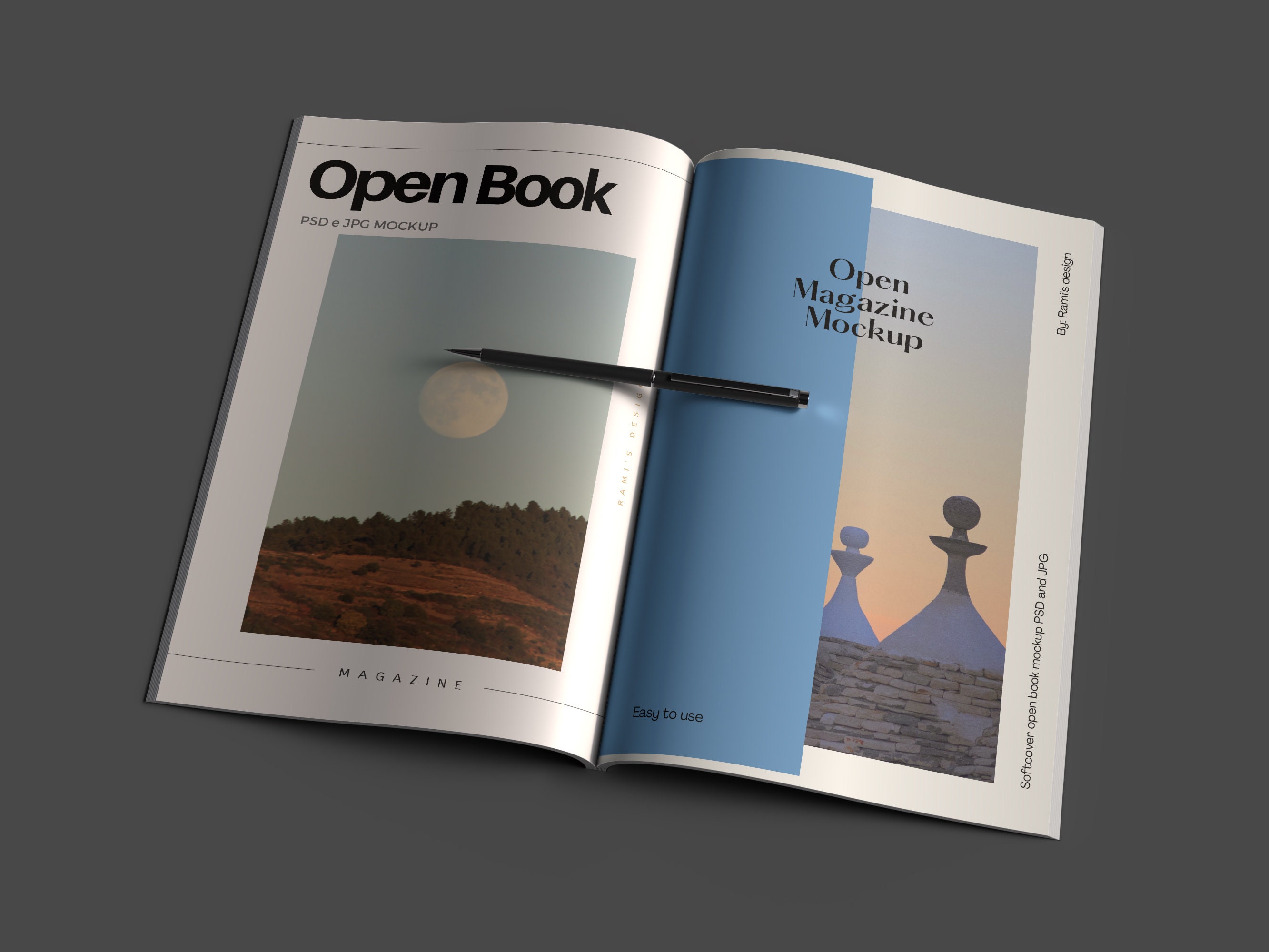 Open Book Psd