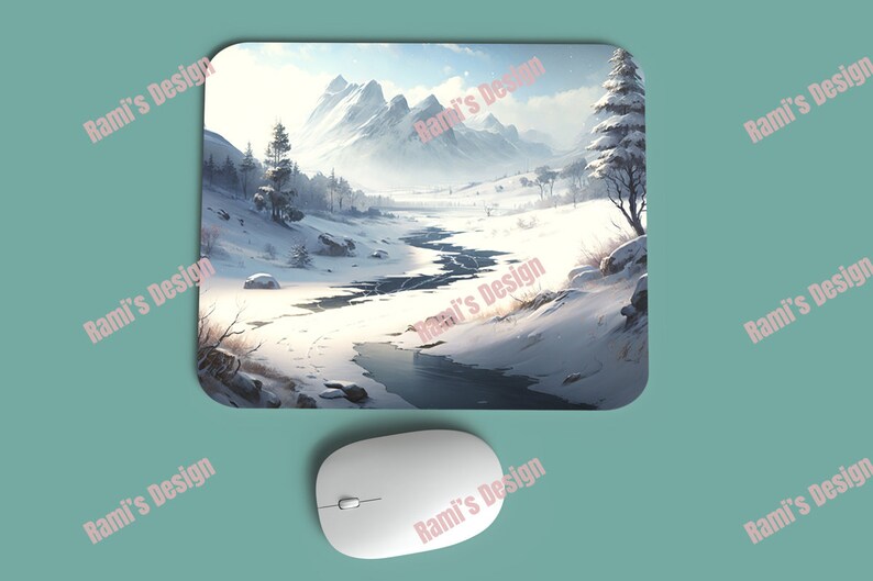 Mouse Pad Mockup With Desk Elements Interactive Mouse - Etsy