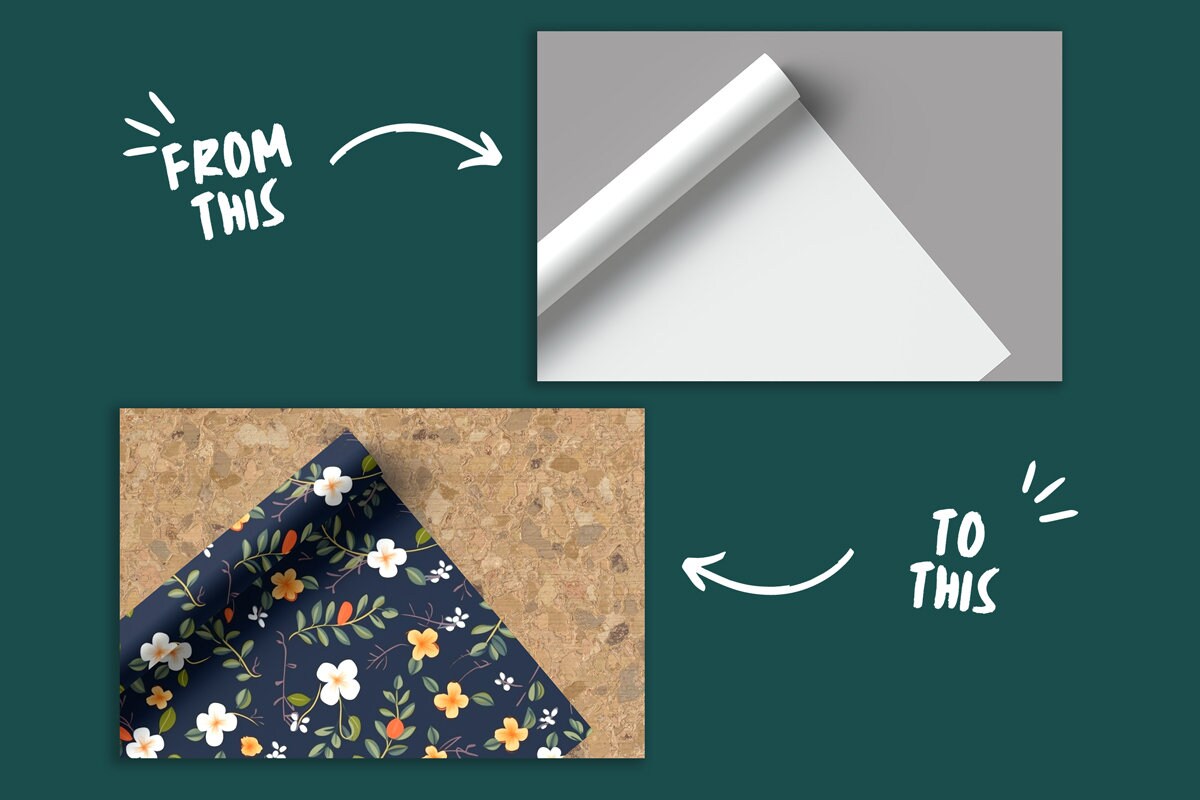Fabric Roll Mockup Psd and Jpg, Pattern Mockup, Paper Mockup, Fabric ...
