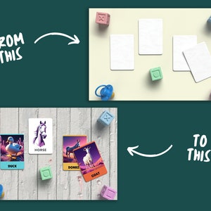 Editable Flashcards Mockup PSD, Kids Flashcards Editable Mockup ...