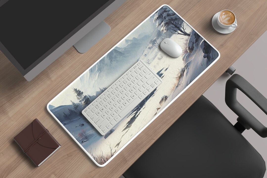 Desk Mat Mockup Fully Editable, Keyboard and Mouse Pad Mockup PSD ...
