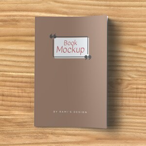 6 X 9 Inch Book Cover Mockup Psd and Jpg, Book Cover Presentation ...