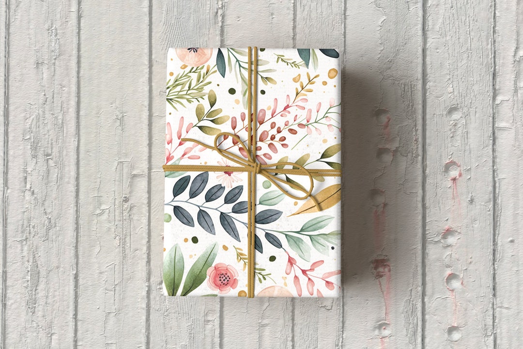 Editable Mockup for Gift Paper, Digital Download Gift Wrap Paper ...