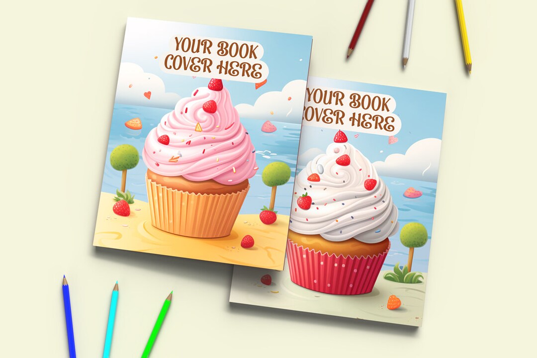 PSD Book Cover Mockup 7.5 X 9.25 Inches, Paperback Book Cover Preview ...