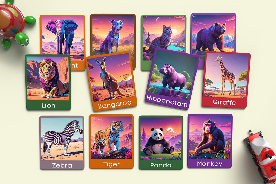 Flash Cards Presentation Mockup, Mockup for Flash Card Designs, Flash ...