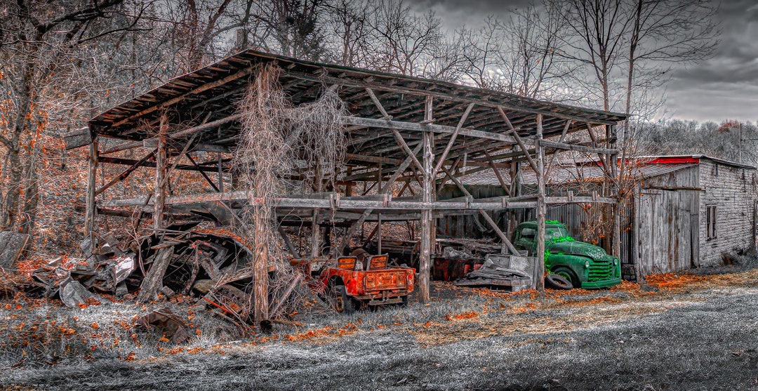 Neglected GP Prints/rustic Country/backwoods/southern Charm/b&w Poster ...